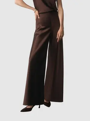The Fold Lucena High Rise Wide Leg Trousers