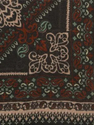 Gerard Darel Sinead Bandana Print Scarf - Cinnamon