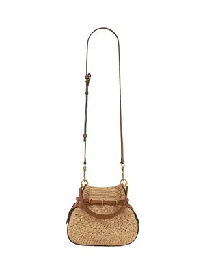 Gerard Darel Mini Romy Woven Bucket Bag