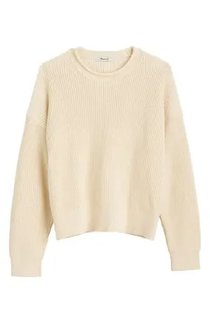 Madewell The Arden Crewneck Cotton Sweater