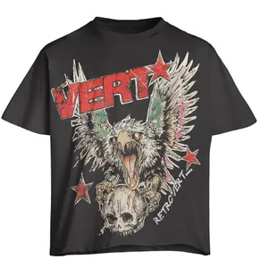 RETROVERT Falcon Skull Tee - Red