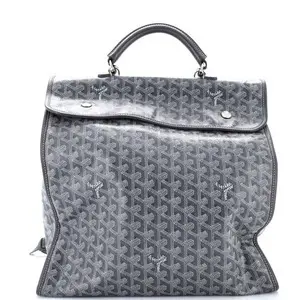 Goyard Saint Leger Briefcase Backpack Coated Canvas