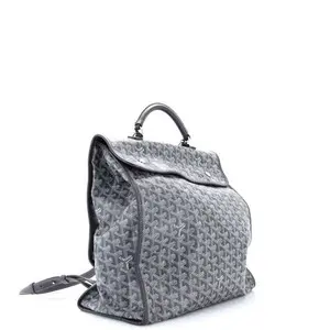 Goyard Saint Leger Briefcase Backpack Coated Canvas