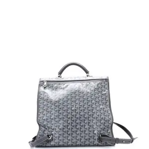 Goyard Saint Leger Briefcase Backpack Coated Canvas