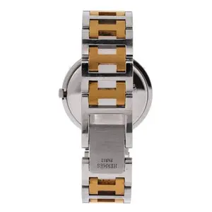 Hermès Clipper Quartz Watch Stainless Steel With Plated Metal 34