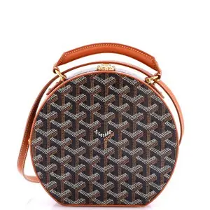 Goyard Alto Hatbox Bag Coated Canvas