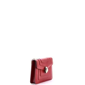 BVLGARI Serpenti Forever Square Shoulder Bag Leather Small