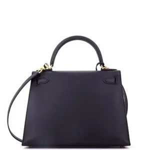 Hermès Kelly Handbag Epsom With Gold Hardware 28 - Black