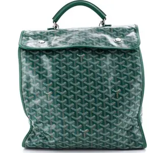Goyard Saint Leger Briefcase Backpack Coated Canvas