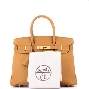 Hermès Birkin Handbag Epsom With Gold Hardware 30