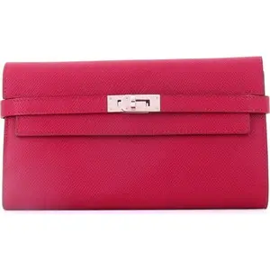 Hermès Kelly Wallet Epsom Long - Red