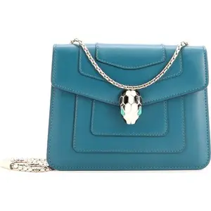 BVLGARI Serpenti Forever Square Shoulder Bag Leather Small