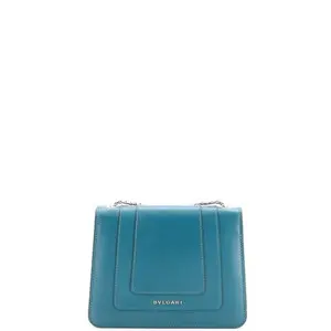 BVLGARI Serpenti Forever Square Shoulder Bag Leather Small