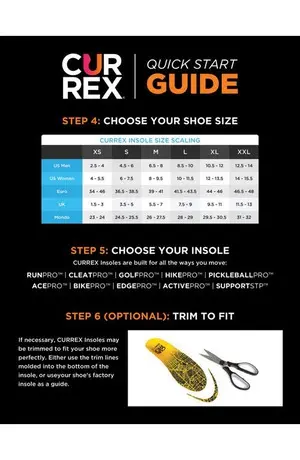 CURREX Gender Inclusive Supportstp Low Profile Insole