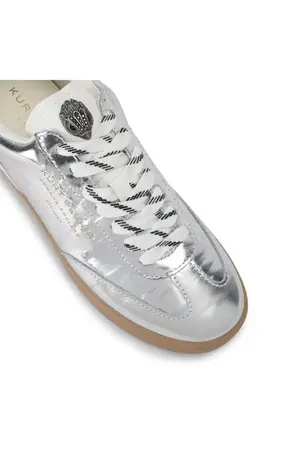 Kurt Geiger Barbican Leather Sneaker - Open Grey