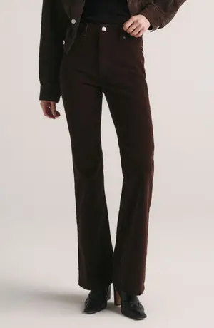 DL1961 Bridget High Rise Bootcut Petite Corduroy Jeans