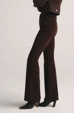 DL1961 Bridget High Rise Bootcut Petite Corduroy Jeans