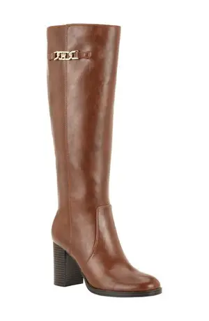Tommy Hilfiger Poura Knee High Boot - Chestnut