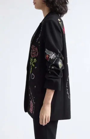 Cinq À Sept Starry Scribbles Kelsa Blazer