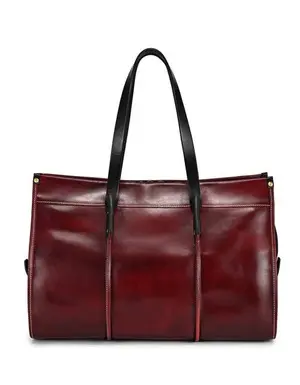 OLD TREND Fern Genuine Leather Spacious Heritage Weekender - Rusty Red