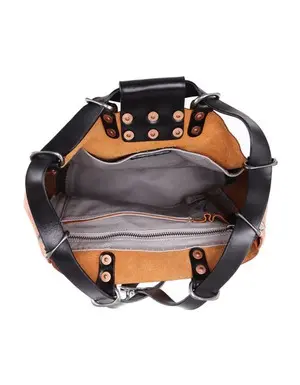 OLD TREND Canna Genuine Leather Convertible Bucket Backpack - Cognac