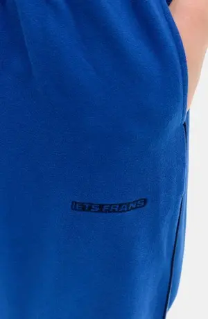 IETS FRANS Wide Leg Fleece Joggers With Adjustable Cuffs