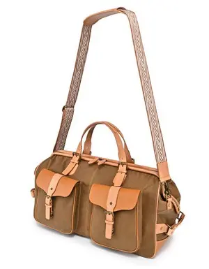 OLD TREND Speedwell Genuine Leather Waxed Canvas Travel Duffel