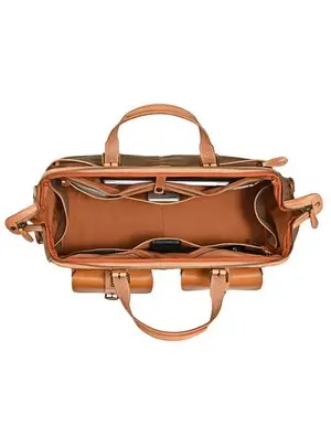OLD TREND Speedwell Genuine Leather Waxed Canvas Travel Duffel
