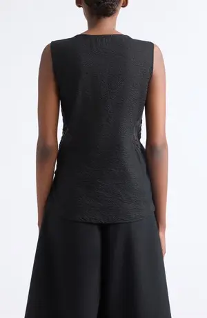 KUR Asymmetrical V-neck Top
