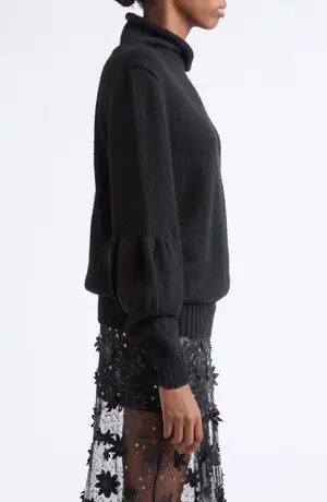 KUR Hand Knitted Norwegian Wool Turtleneck Sweater