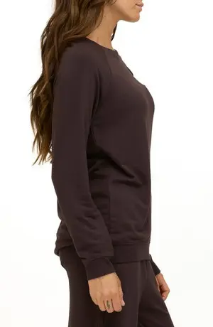 THREADS 4 THOUGHT Priscilla Feather Fleece Sweatshirt