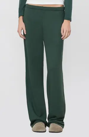 Eterne Oversized Wide Leg Sweatpants - Forest