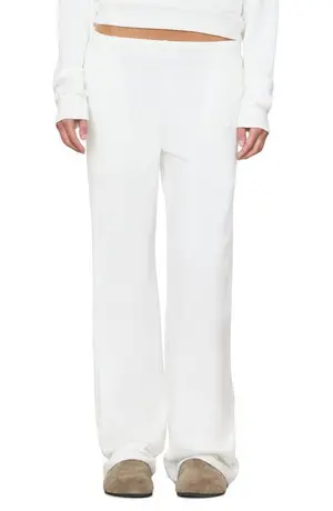 Eterne Oversized Wide Leg Pants - White