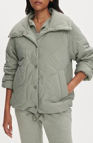 Varley Fabia Quilted Jacket - Shadow