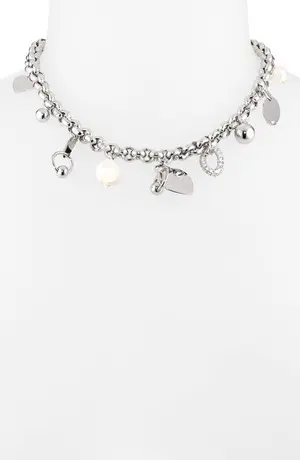 JUSTINE CLENQUET Agyness Charm Necklace