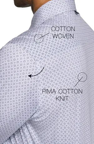 W.R.K Geo Reworked Button Up Shirt - Grey