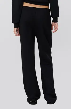 Eterne Straight Leg Sweatpants - Black