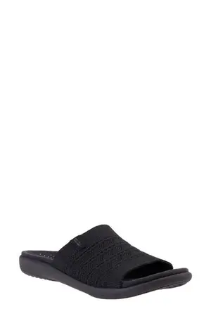 REVITALIGN Al Fresco Slide Sandal Black