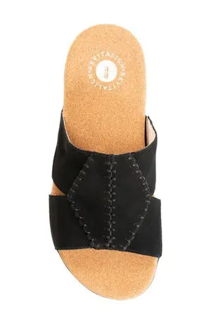 REVITALIGN Dolce Slide Sandal - Black