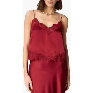 Cami Nyc Malena Lace Trim Silk Camisole
