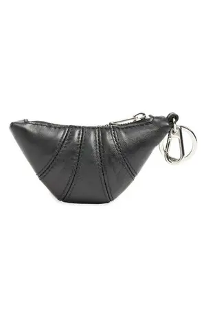LEMAIRE Mini Leather Croissant Key Ring