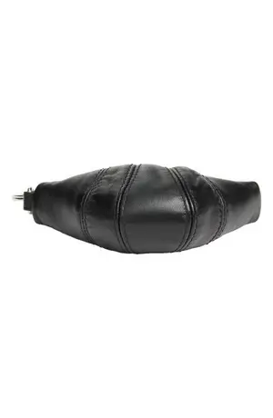 LEMAIRE Mini Leather Croissant Key Ring