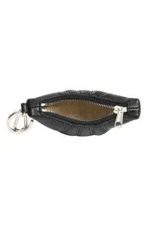 LEMAIRE Mini Leather Croissant Key Ring