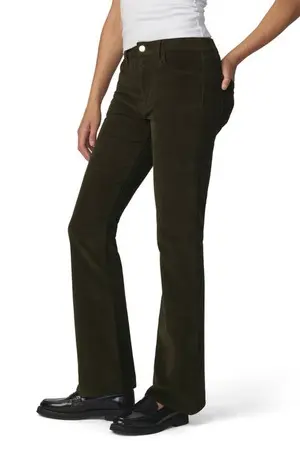 Joe's Jeans Inez High Waist Bootcut Corduroy Jeans - Olive
