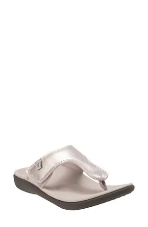 REVITALIGN Coco Flip Flop - Silver