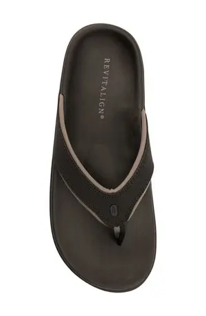 REVITALIGN Yumi Arch Support Flip Flop - Black