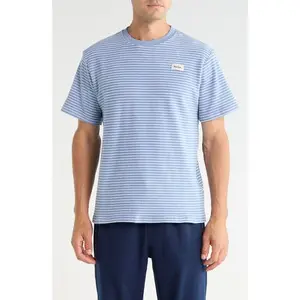 RHYTHM Stripe Cotton Blend Terry T-shirt