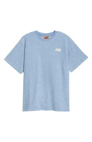 RHYTHM Stripe Cotton Blend Terry T-shirt