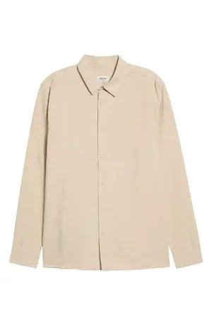 RHYTHM Classic Linen & Cotton Button-up Shirt