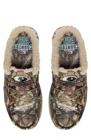 HEY DUDE X Mossy Oak Wally Camp Slip-on Shoe